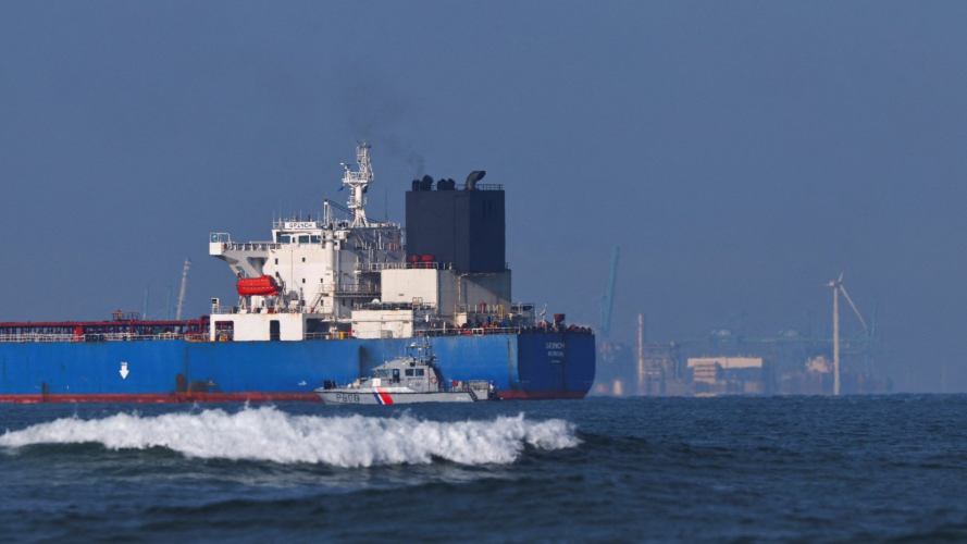 Captain of suspected Russian shadow tanker into French custody - BBC News