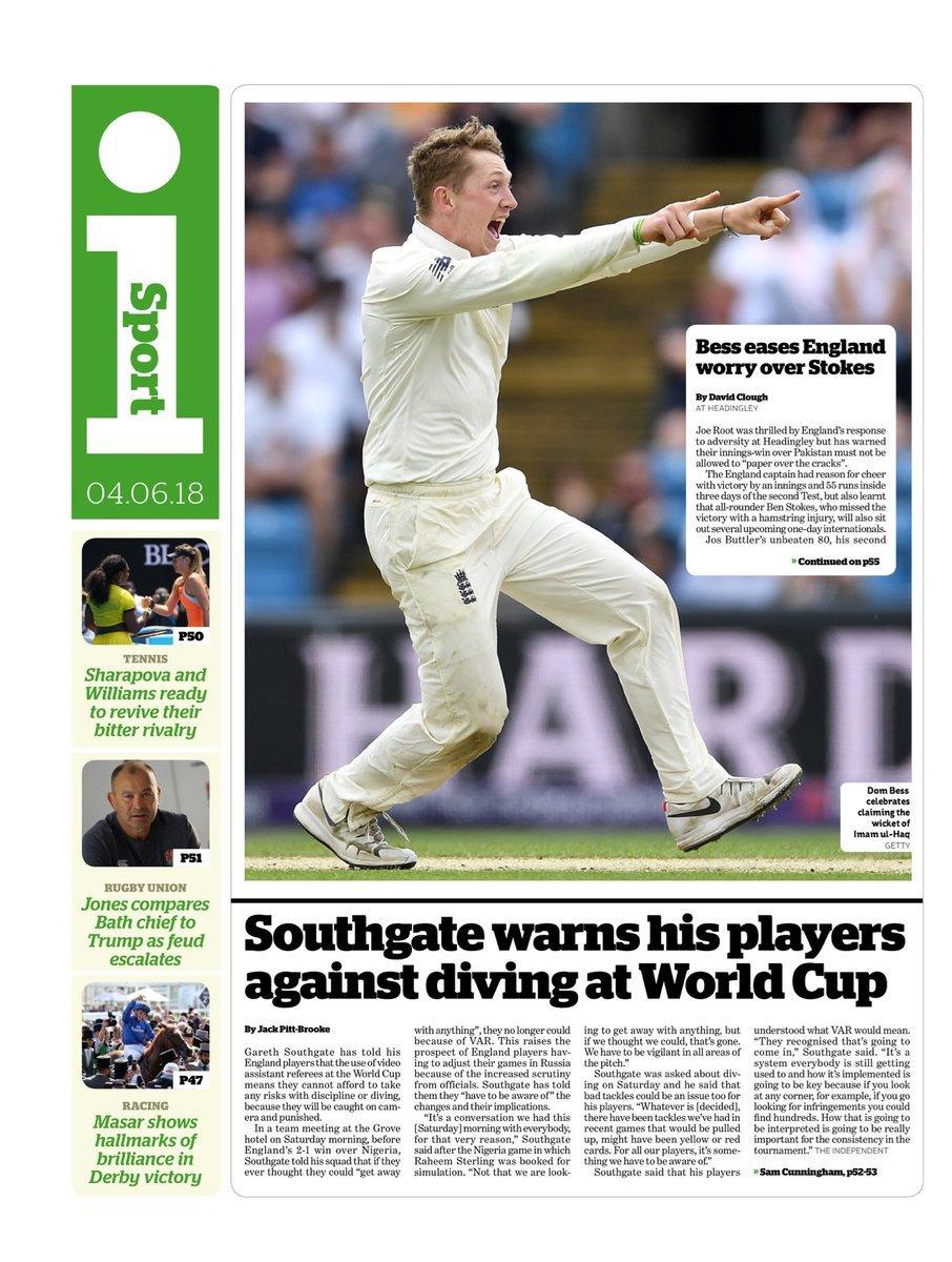 Monday's sports pages - BBC Sport