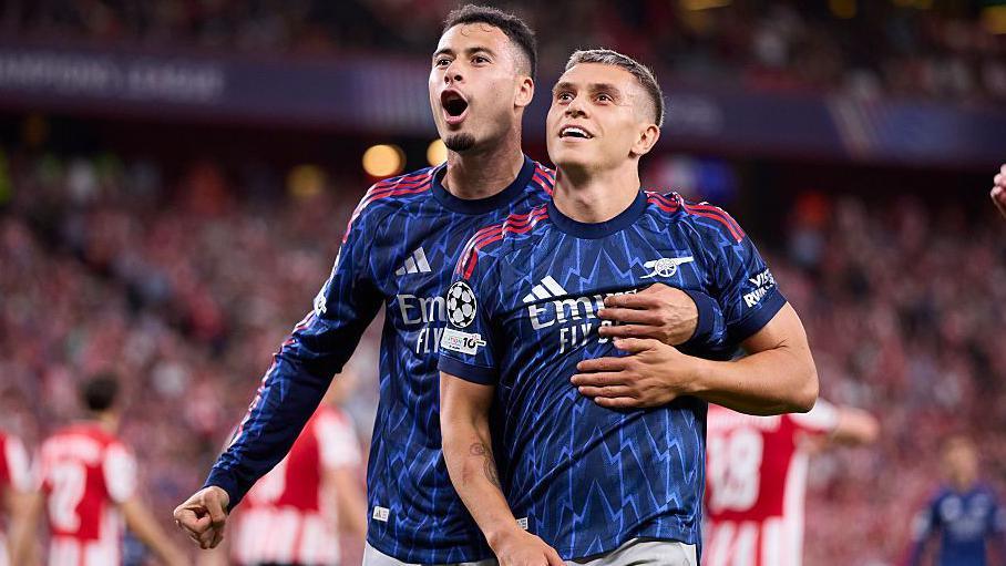 Athletic Club 0-2 Arsenal: Gabriel Martinelli on win - BBC Sport