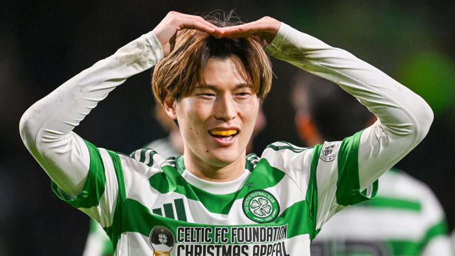 Kyogo's farewell message to Celtic fans - BBC Sport
