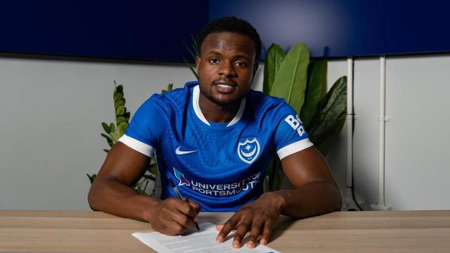 Millenic Alli: Portsmouth sign Luton winger on loan - BBC Sport