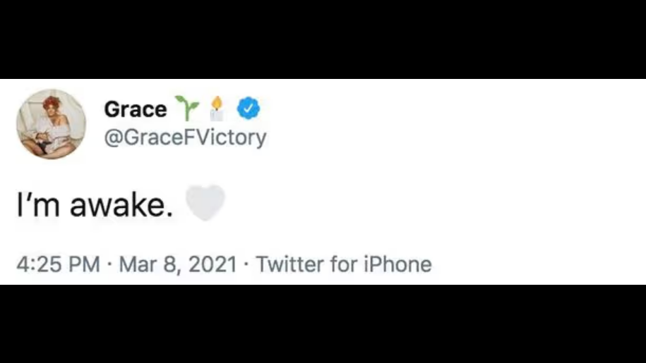 Grace Victory: I'm determined to live after three months in coma - BBC News