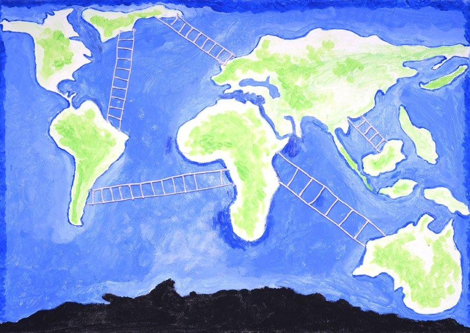 World refugee day: Teen refugees' art put on display - BBC News