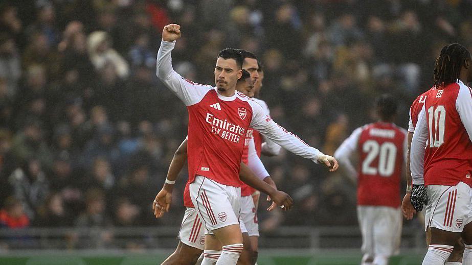 Gabriel Martinelli hat-trick shows 'big personality', says Mikel Arteta ...