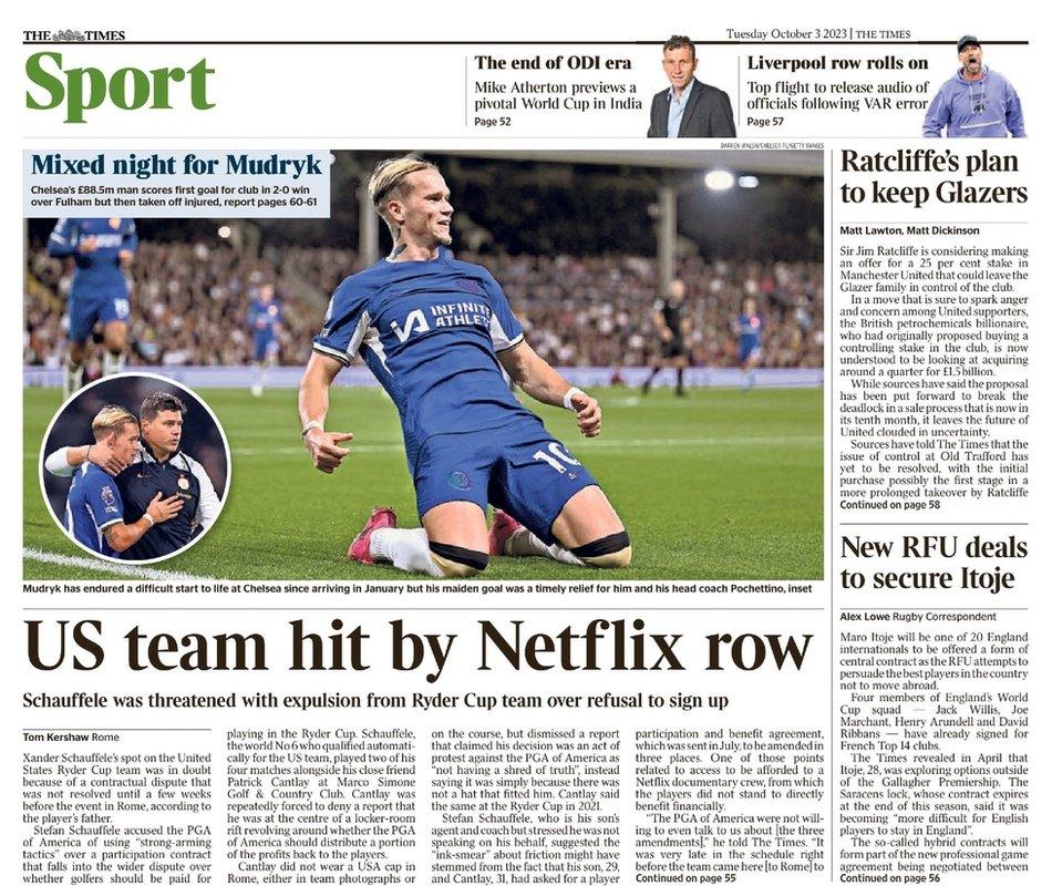 Tuesday's back pages - BBC Sport