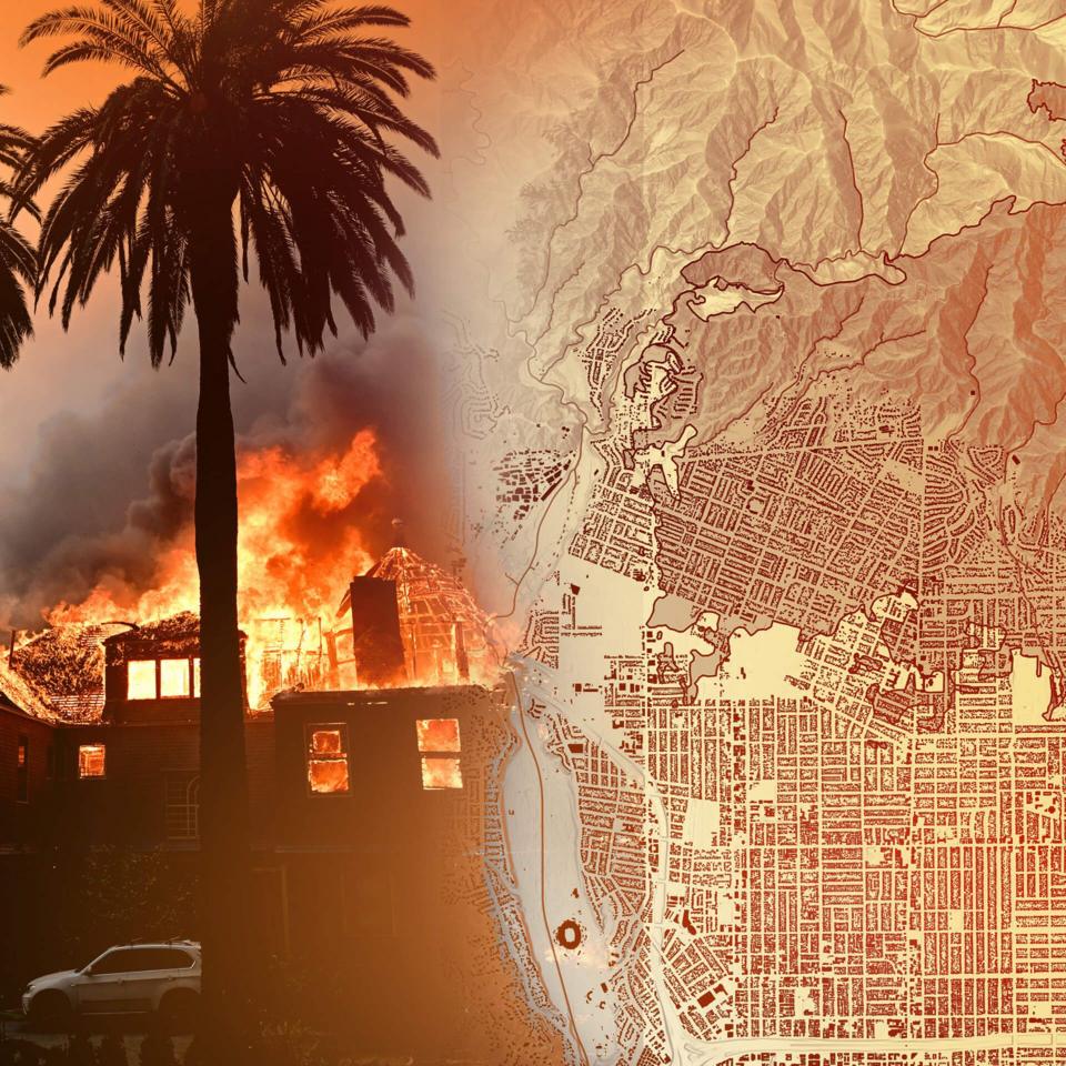 LA fires in maps: Where are they and how bad is the damage? - BBC News