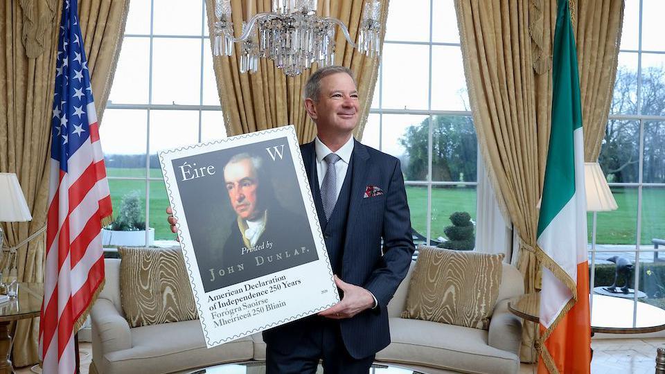 New stamp celebrates Ulster links to American independence - BBC News