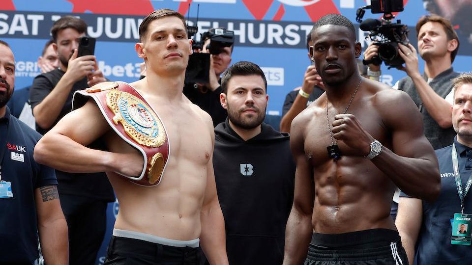 Chris Billiam-Smith vs Richard Riakporhe: Ben Whittaker grabs opponent ...