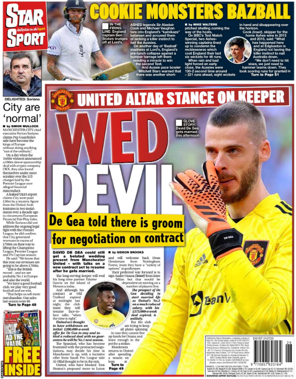 Saturday's back pages - BBC Sport