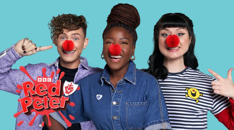 Red Peter | Blue Peter turns red for Red Nose Day | Comic Relief for ...