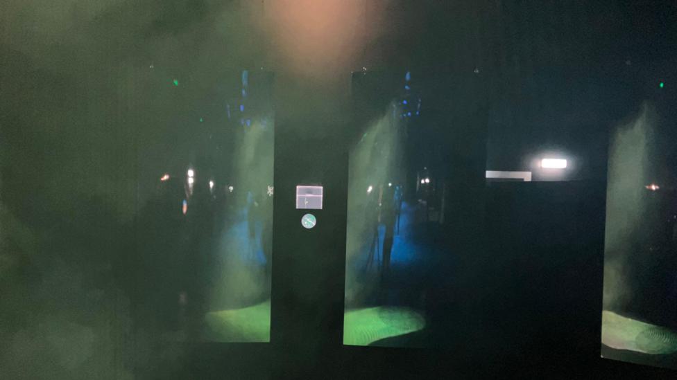 Rotherham Signals Festival: Cosmic ray installation at Magna - BBC News