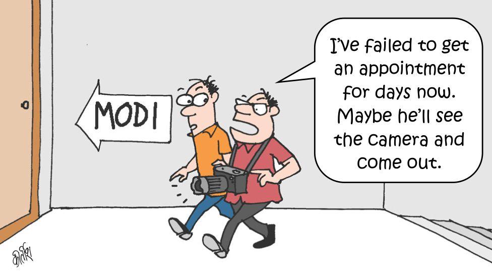 Narendra Modi: BBC cartoonist looks at India PM's two years in power ...