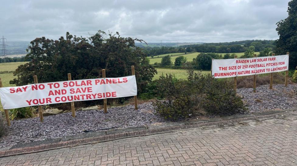 Burnhope solar farm plan refused by Durham Council - BBC News