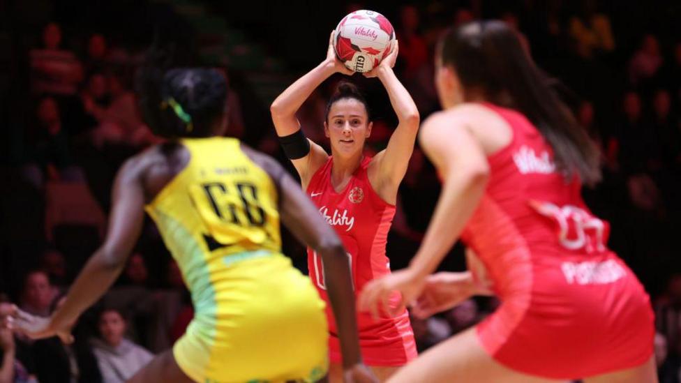 England netball: Jamaica beat Roses to send series to decider - BBC Sport