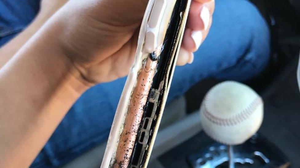 Apple checking 'exploding' iPhone video - BBC News