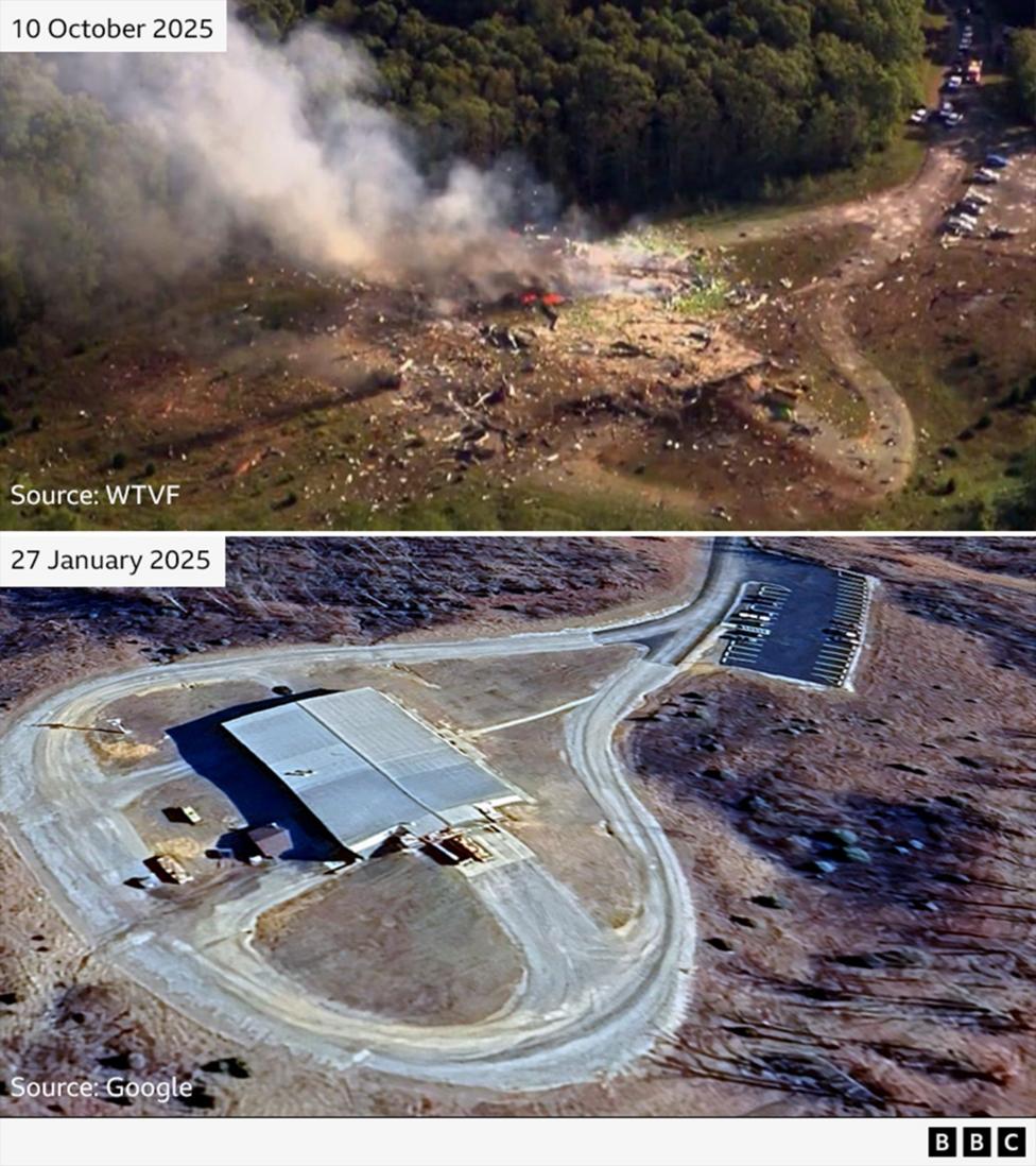 No survivors found after Tennessee explosives plant blast - BBC News