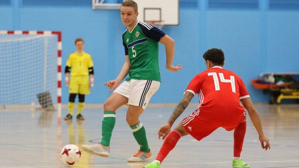 International futsal matches to be played in Newry - BBC News