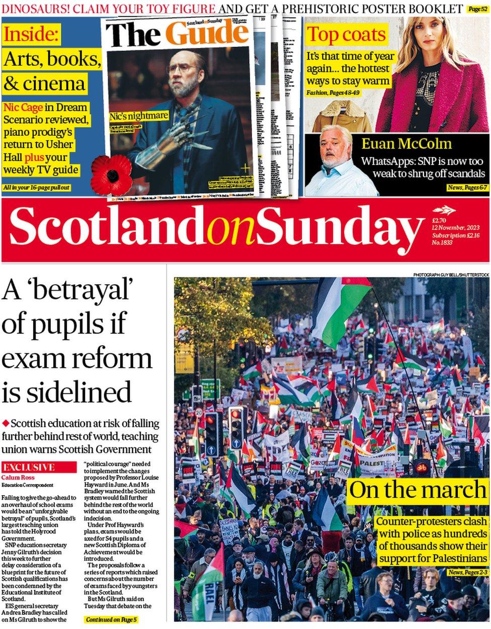 Scotland's papers: Riots in London and health board investigated - BBC News