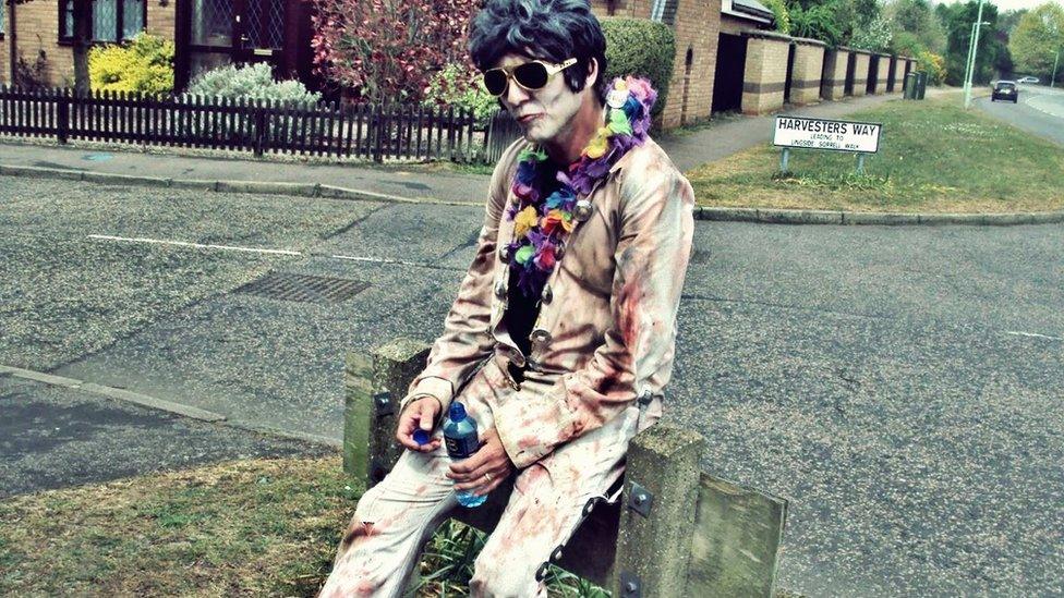 Elvis Presley act 'too comical' for Ipswich tribute competition - BBC News