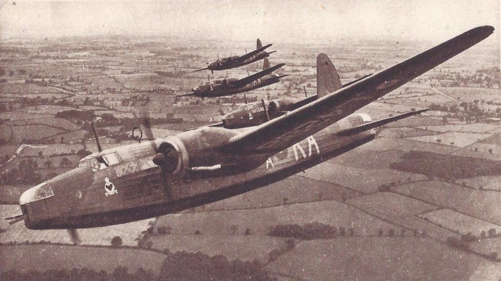 First named air battle of World War Two remembered 85 years on - BBC News