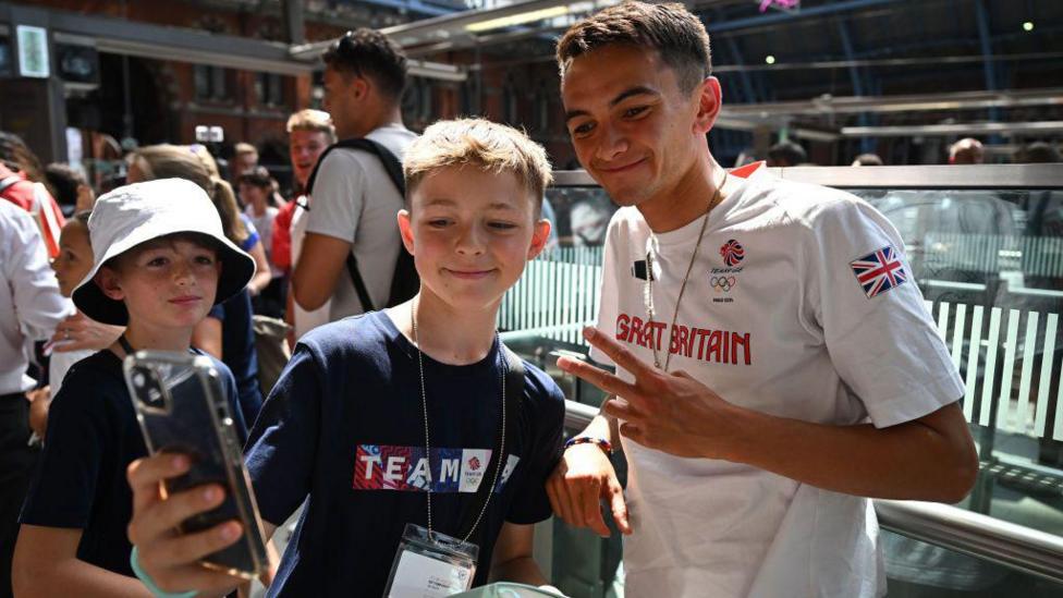 Paris Olympics: Team GB athletes return home from 2024 Games - BBC Sport