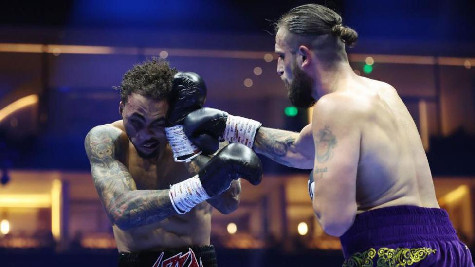 Ben Whittaker v Liam Cameron fight ends in draw after boxers fall over ...