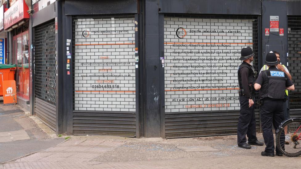 Northampton: Three arrested for disorder at town centre counter protest ...