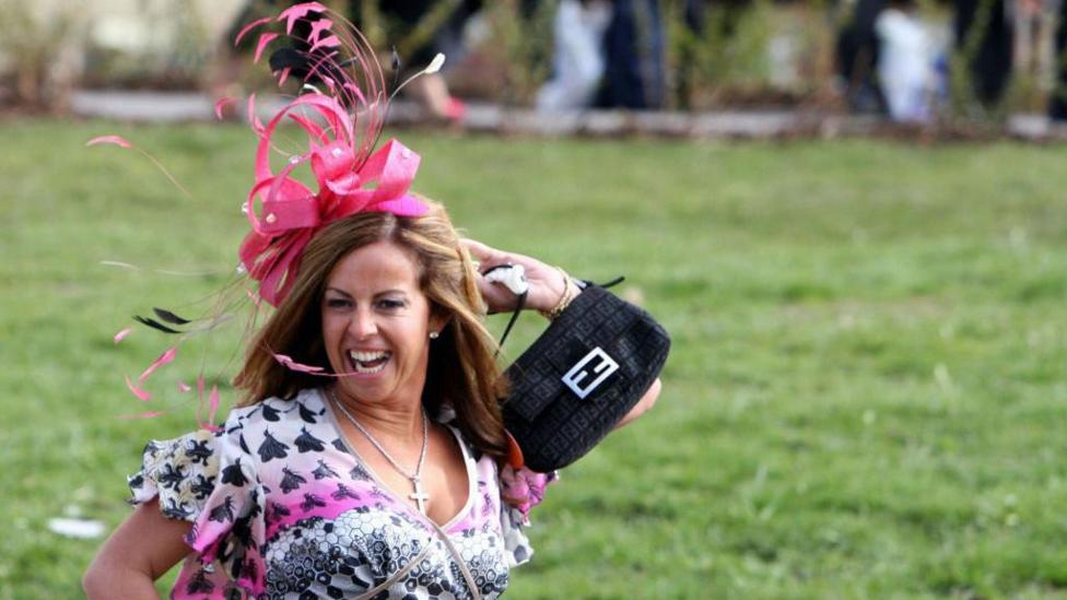 Aintree Festival Ladies Day fashions over the years - BBC News