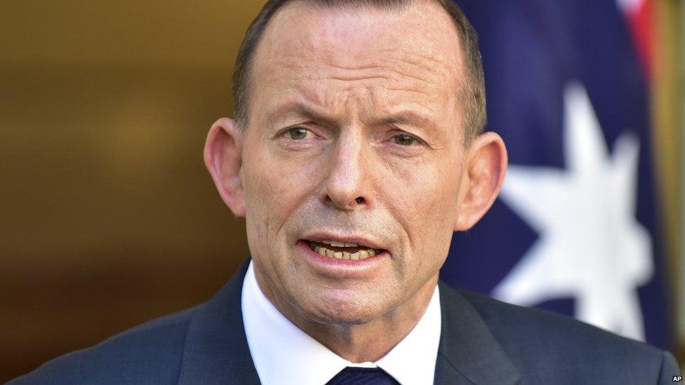 Tony Abbott's migrant speech condemned by Australian Catholics - BBC News
