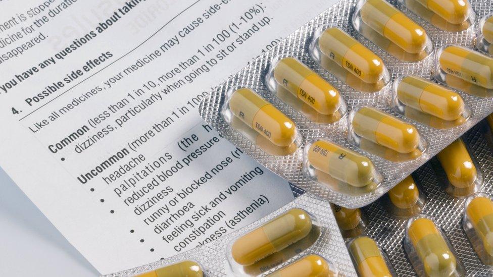 medication side effects uk