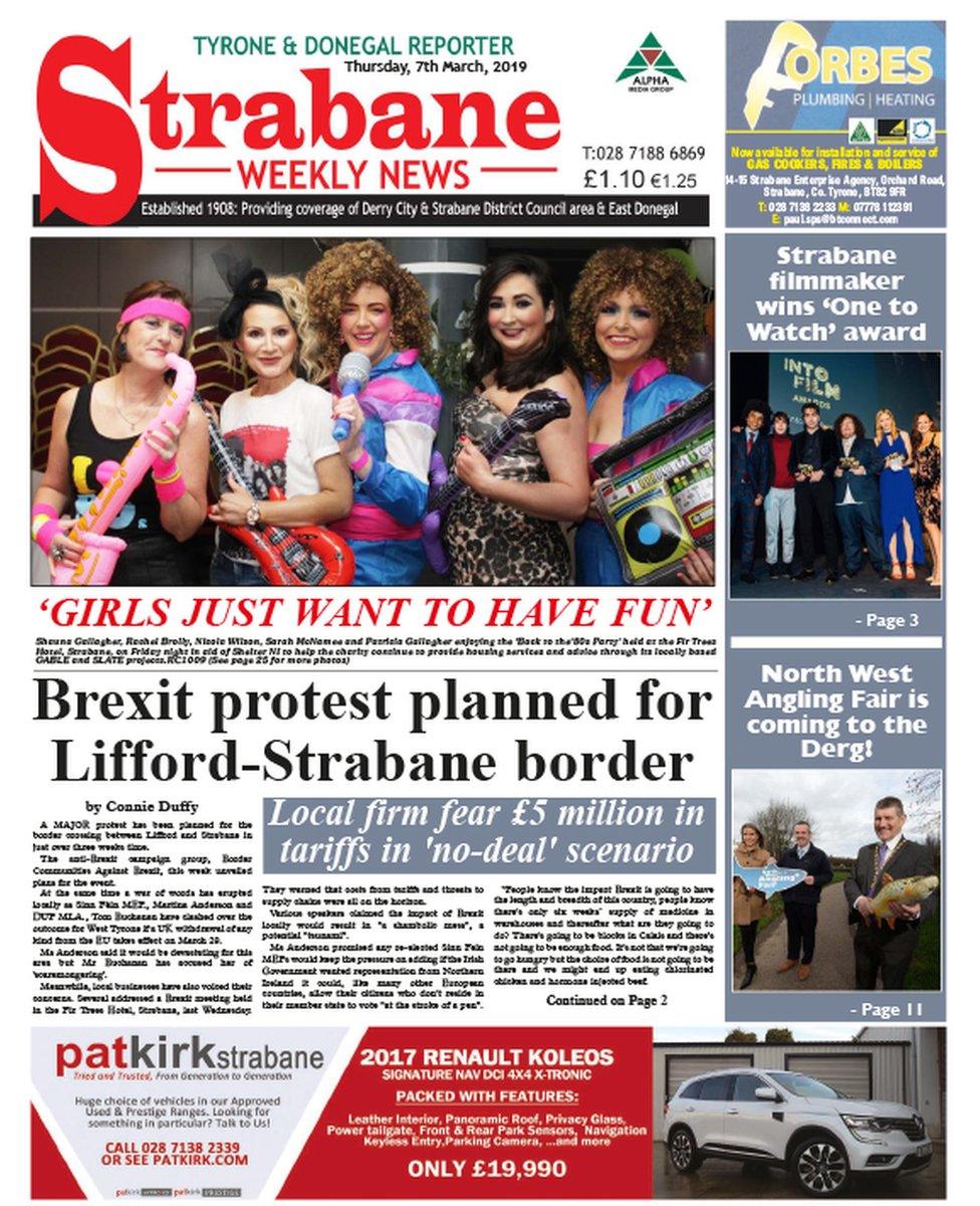 NI weekly paper review: Derry Girls, bikes and strange sights - BBC News