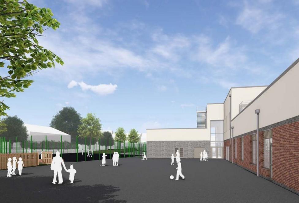 Plans for rebuild of Derby school submitted - BBC News