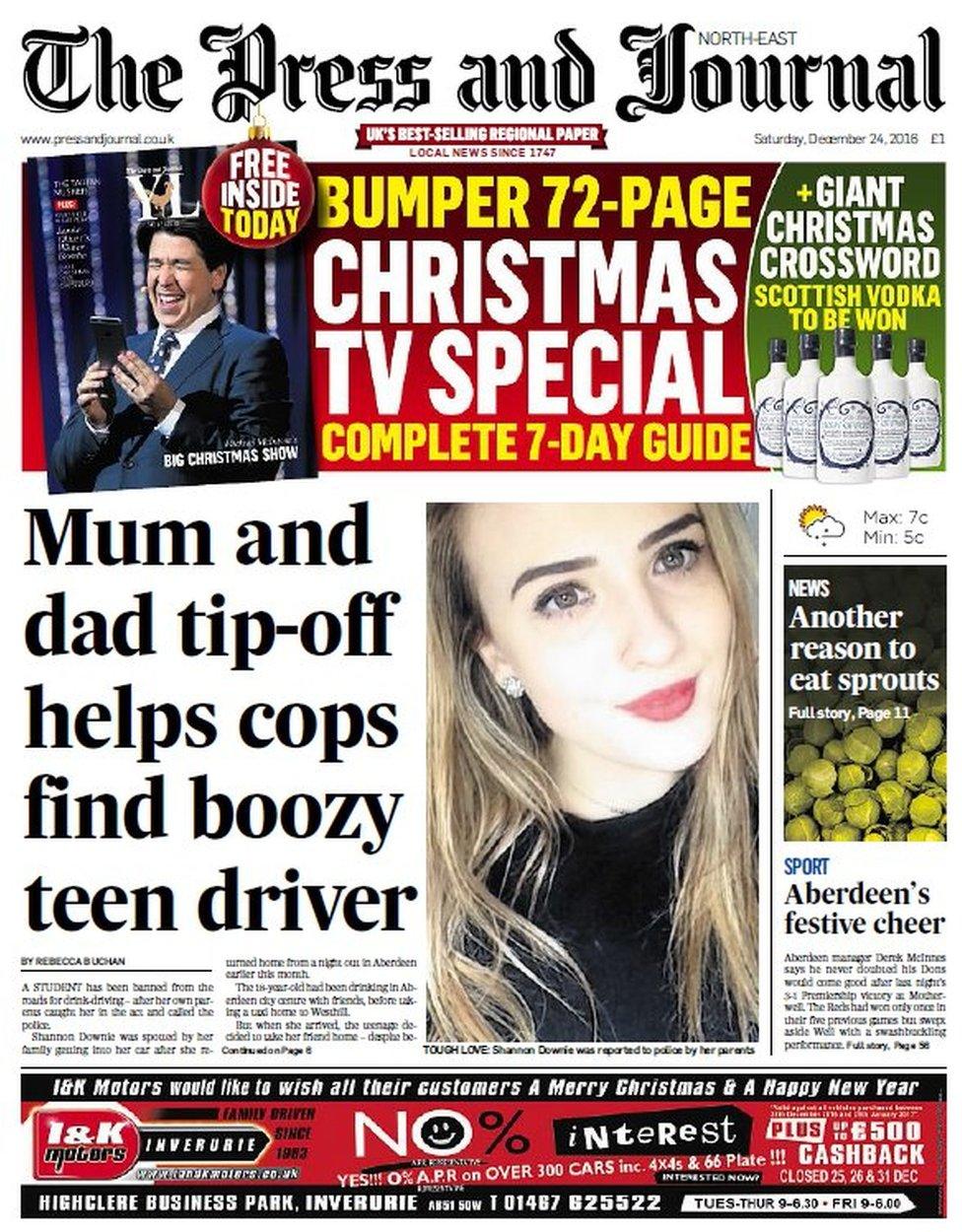 Scotland's papers: Paige killer's appeal and Storm Barbara - BBC News