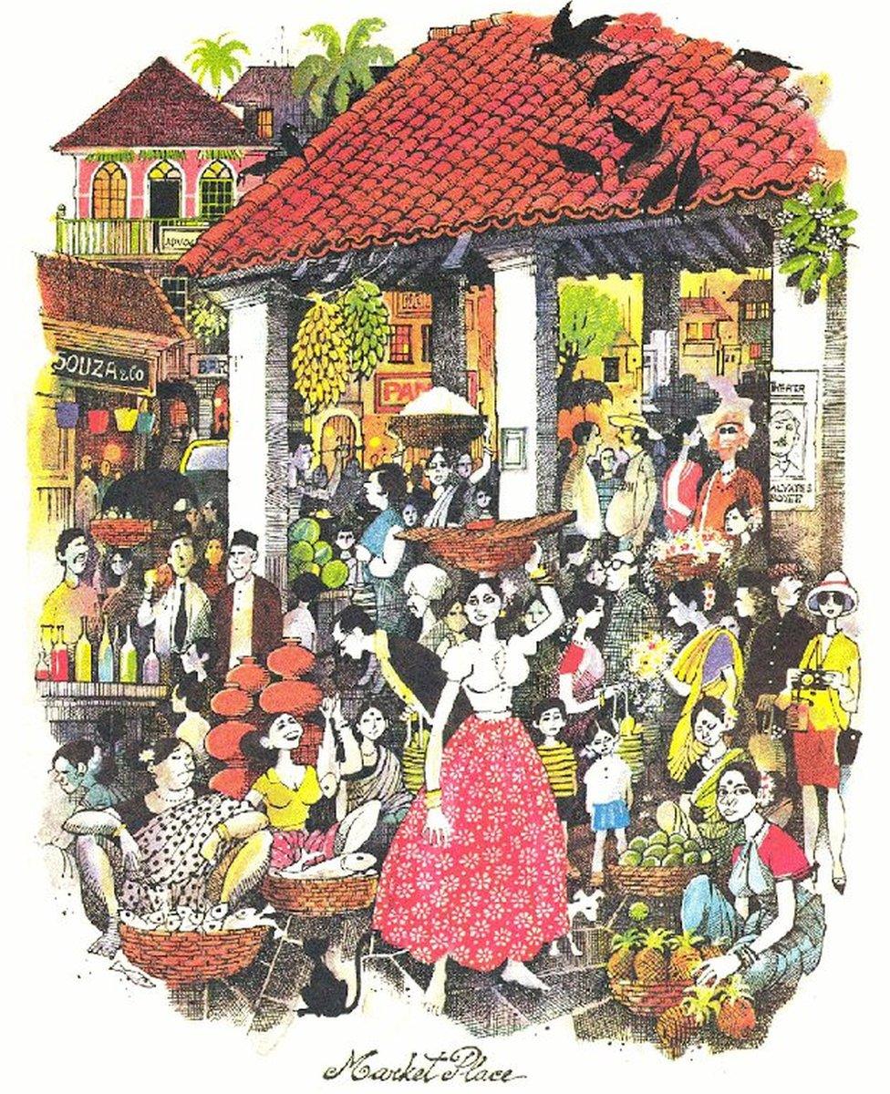 The genius of Indian cartoonist Mario Miranda - BBC News