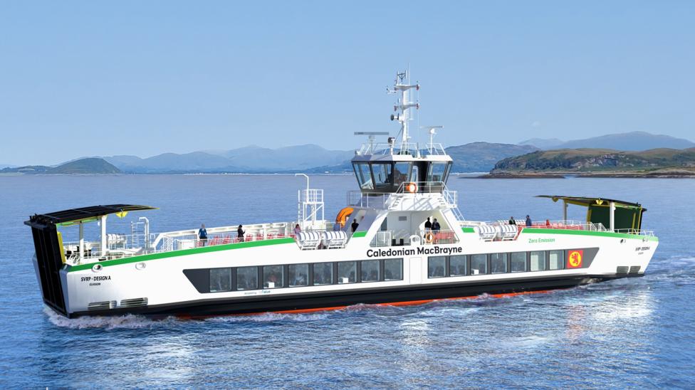 Return of main Arran ferry delayed due to 'unexpected problem' - BBC News
