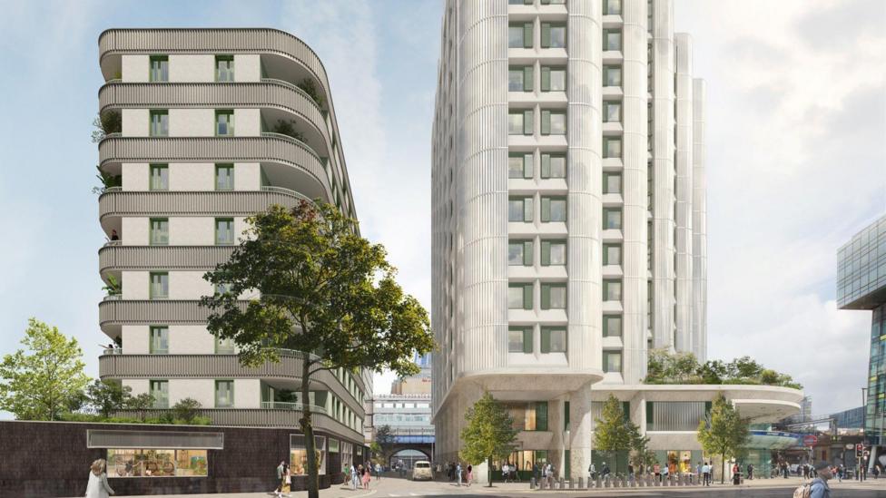 Plan for homes above Southwark Tube station approved - BBC News