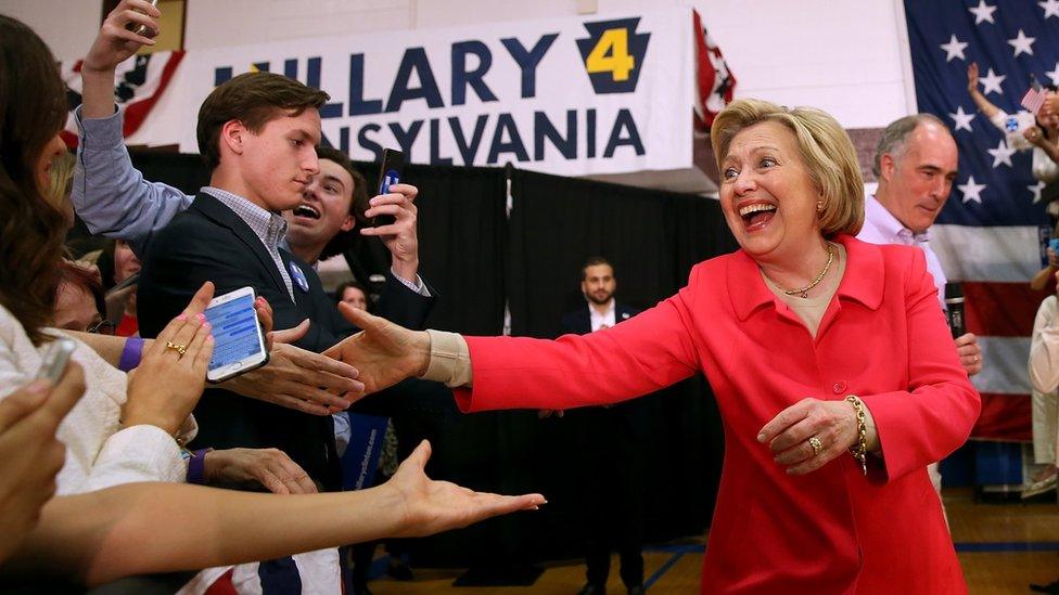 US election 2016: Trump and Clinton vie for north-east - BBC News