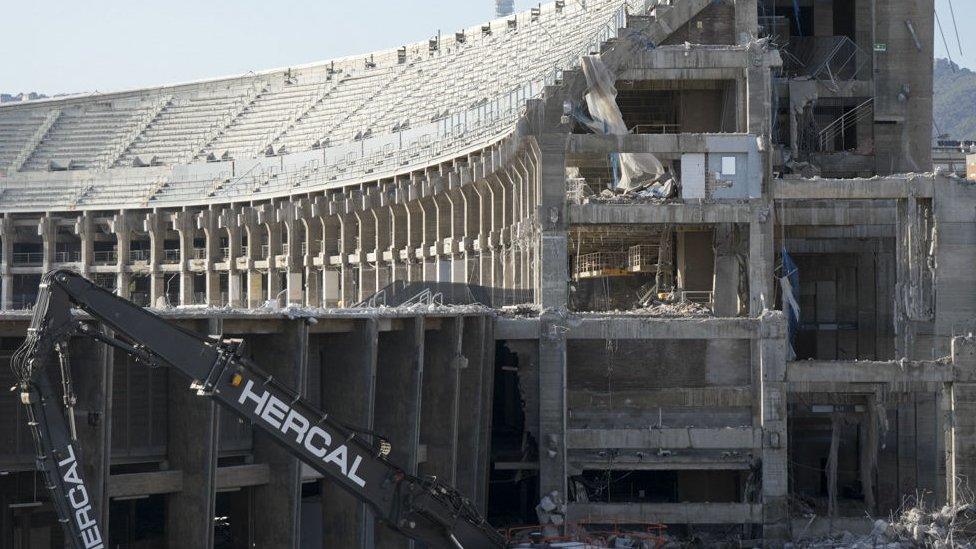 Camp Nou: World famous Barcelona stadium is getting a makeover - BBC ...