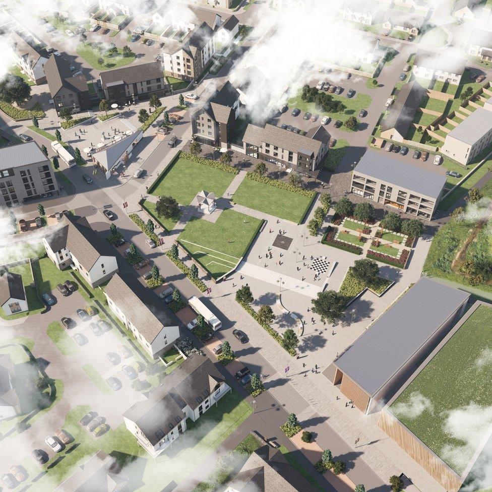 Durieshill: £650m village development given green light - BBC News