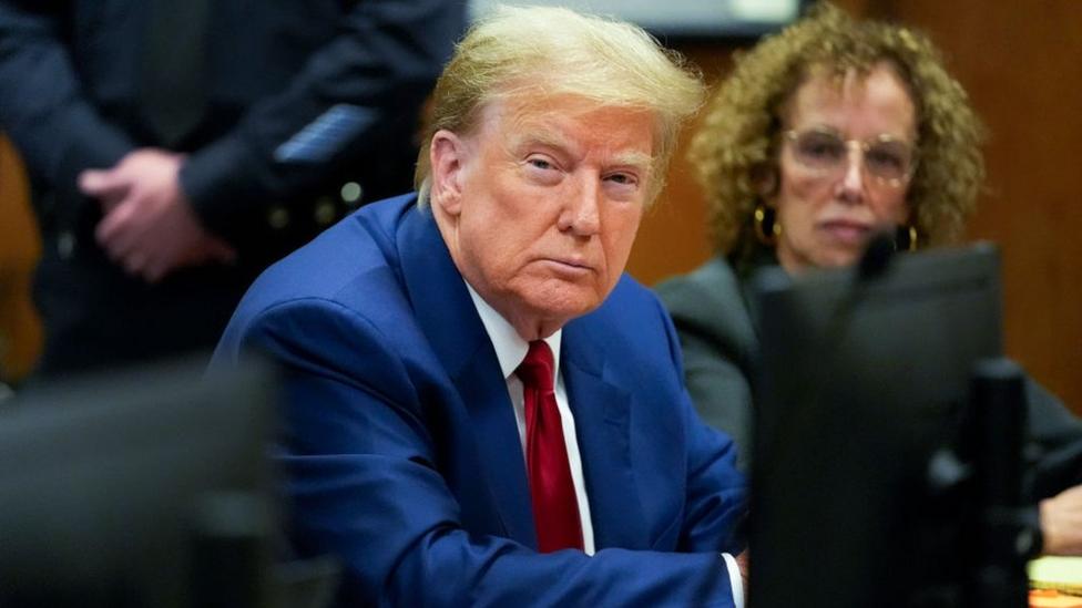 Difficult hunt for 12 unbiased jurors in historic Trump trial - BBC News