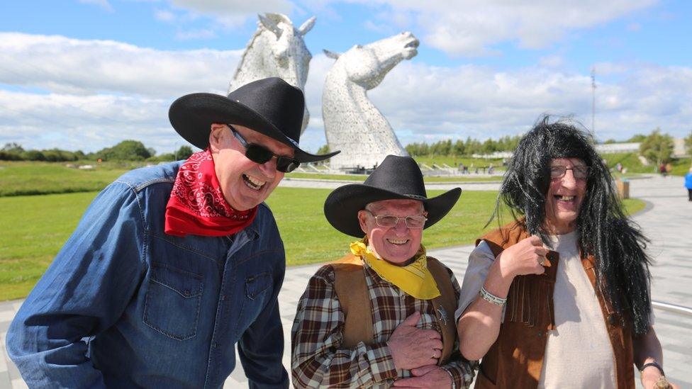 How Falkirk's metal workers became cowboy film stars - BBC News