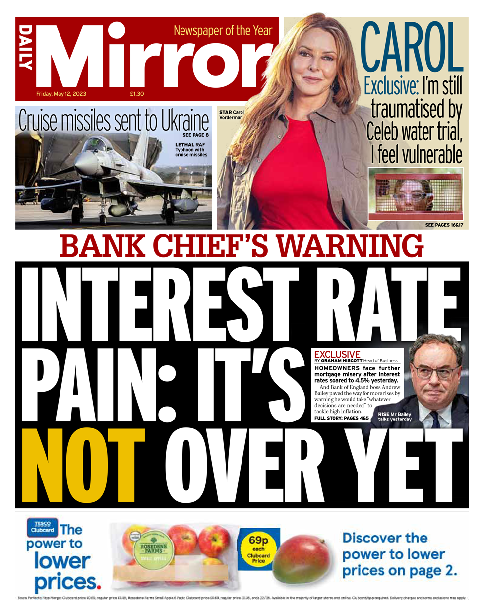 'Interest rate pain' and 'inflation warning' - BBC News