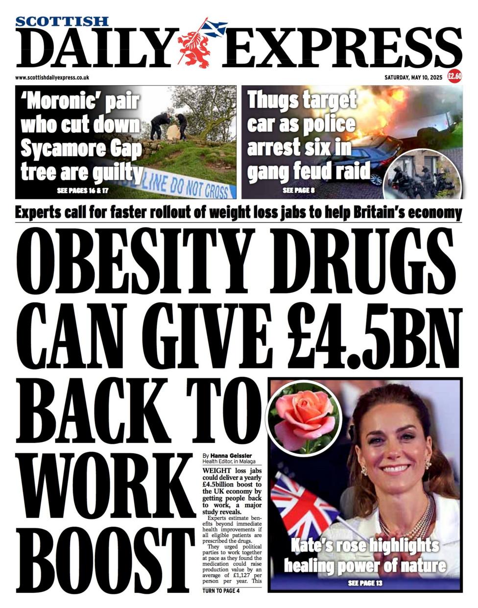 Scotland's papers: Gangland raids and NHS24 calls abandoned - BBC News