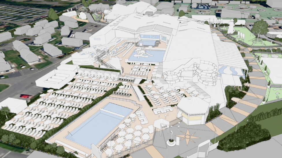 Plans for £10m upgrade of Brean Splash pool unveiled - BBC News