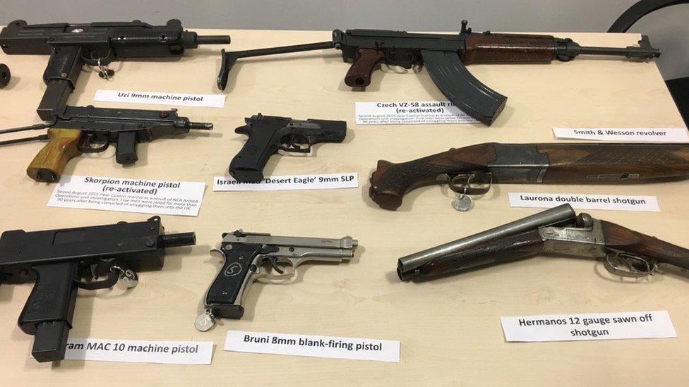 Police fear gun links between UK crime gangs and terrorists - BBC News