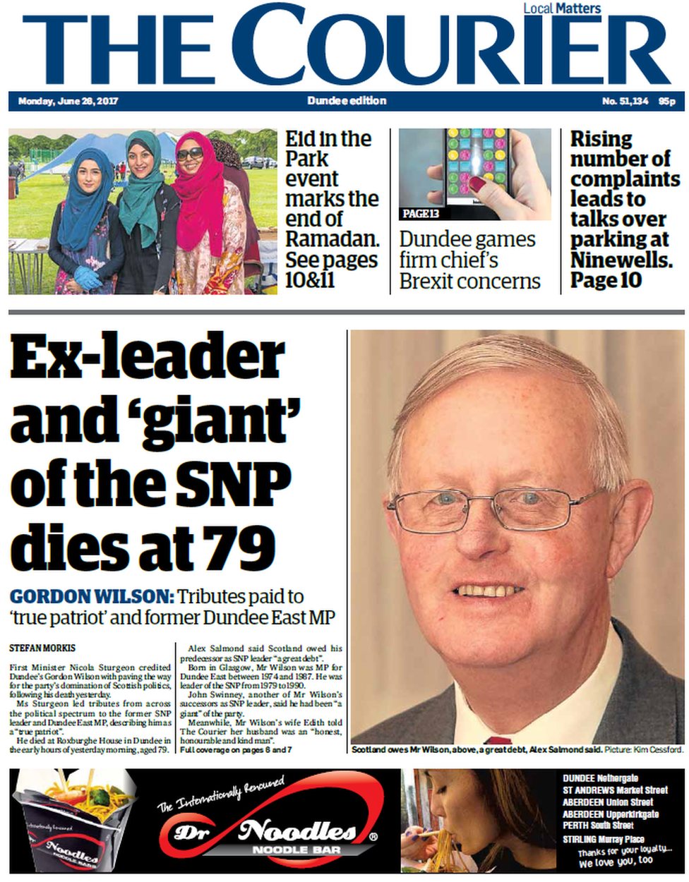 Scotland's papers: Holiday shark terror and Brexit warning - BBC News