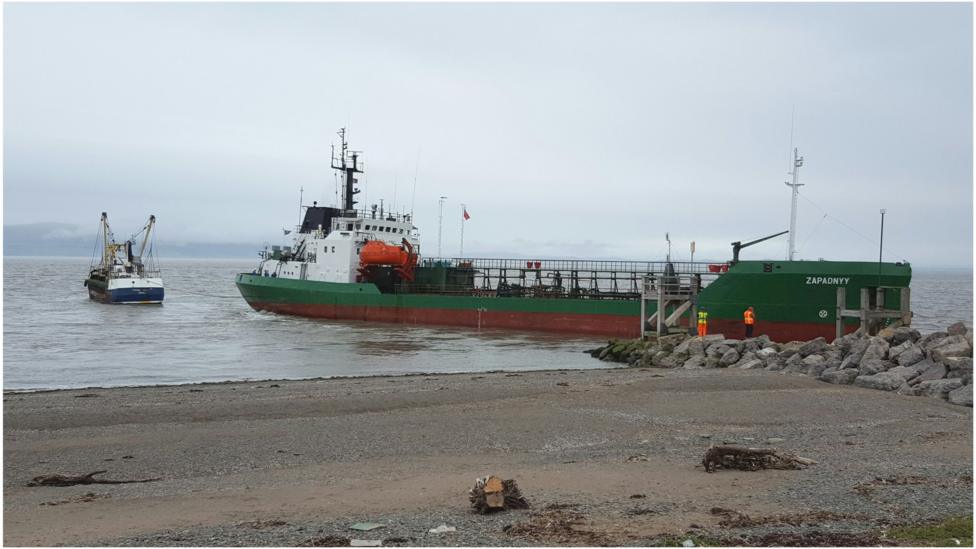 Silloth syrup spill poses no major risk to marine life, says port - BBC ...