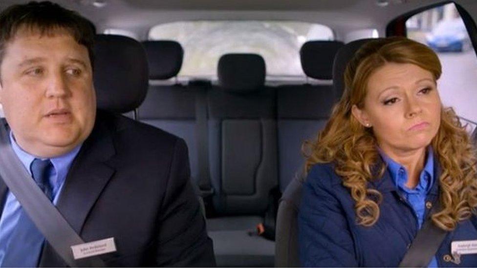 Mold actor Sian Gibson's Peter Kay Bafta nomination - BBC News