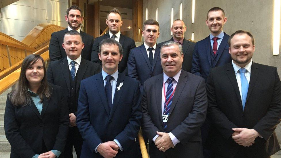 Bravery awards for police officers who tackled knifeman - BBC News