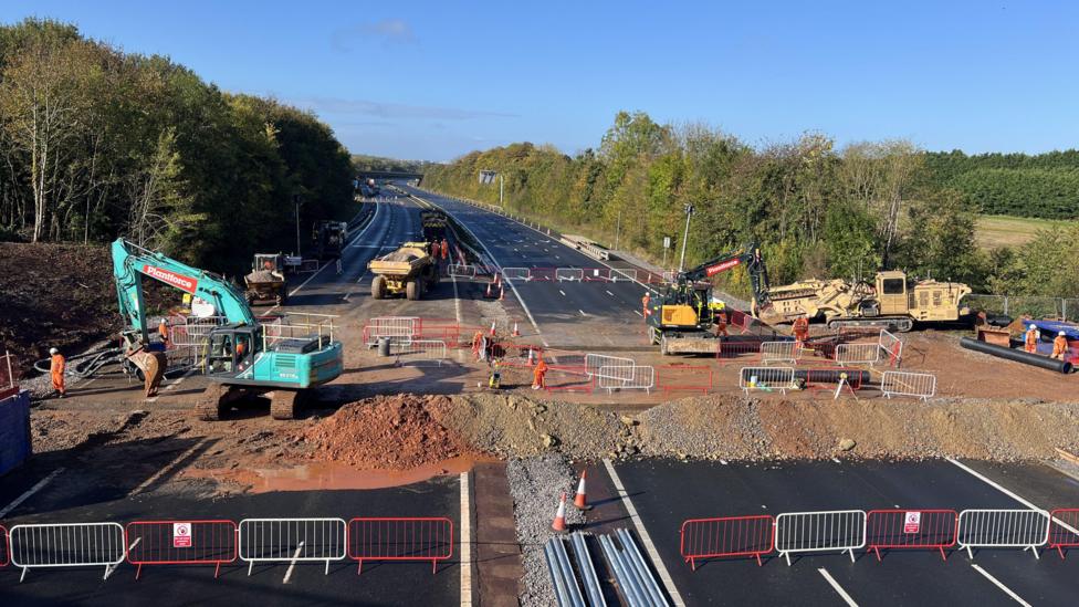 New M4 Badminton Bridge reopening will be a 'huge relief' - BBC News